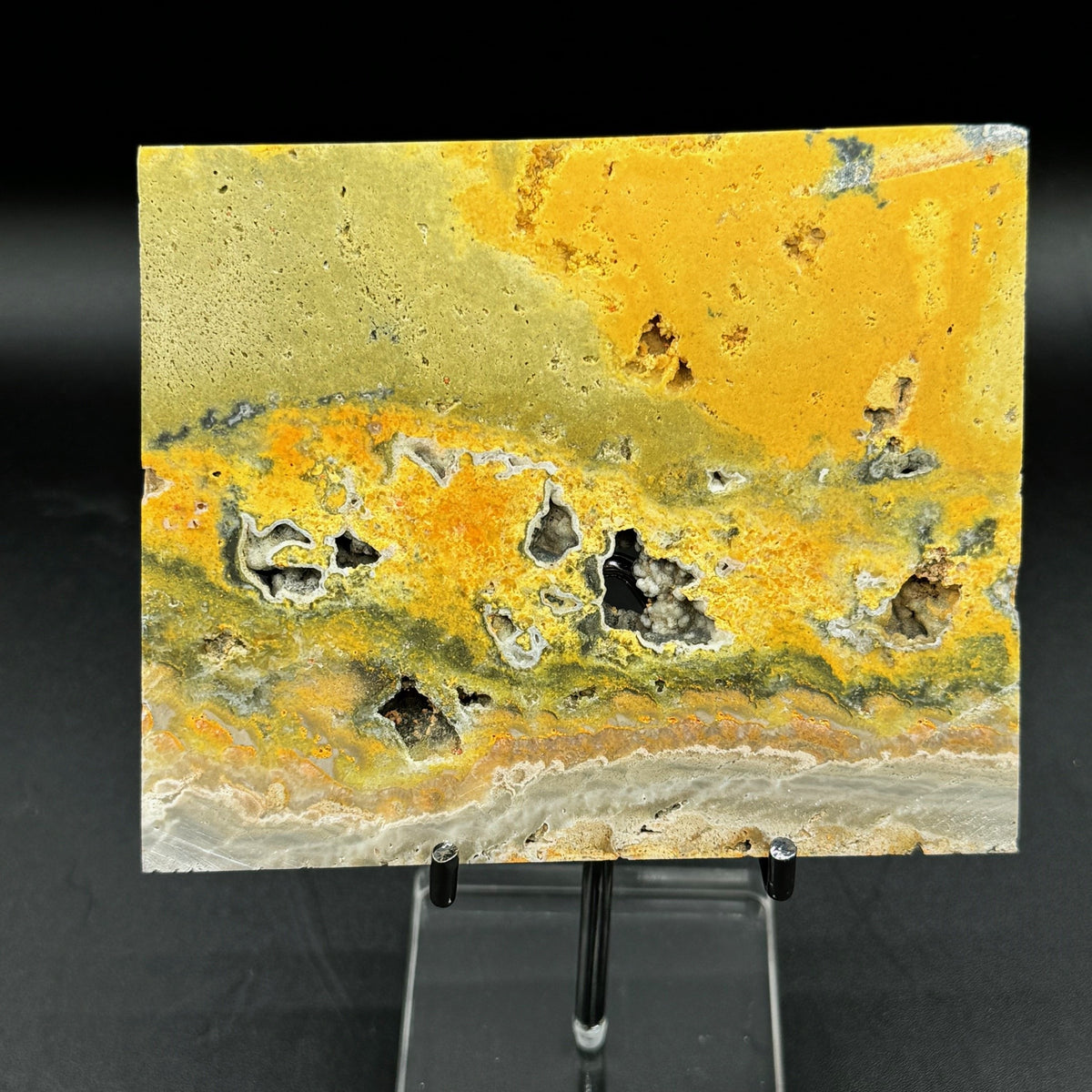 Bumblebee Agate Slab - Item 006 – Nicks Minerals